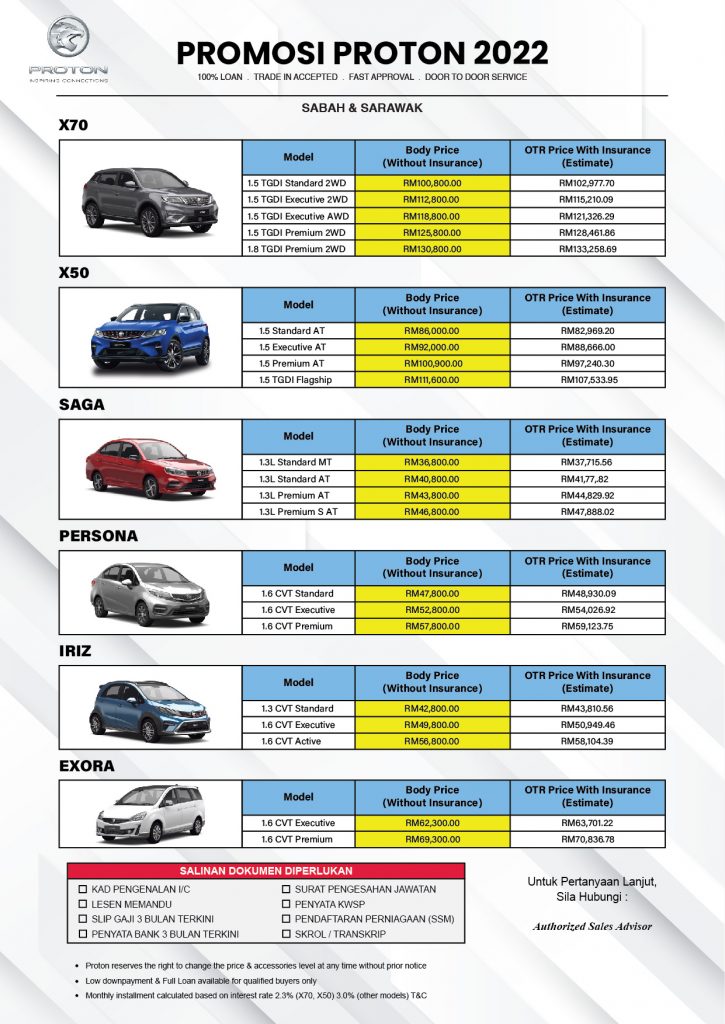 Proton Kuching Promosi Terbaru 2022 - Proton Malaysia